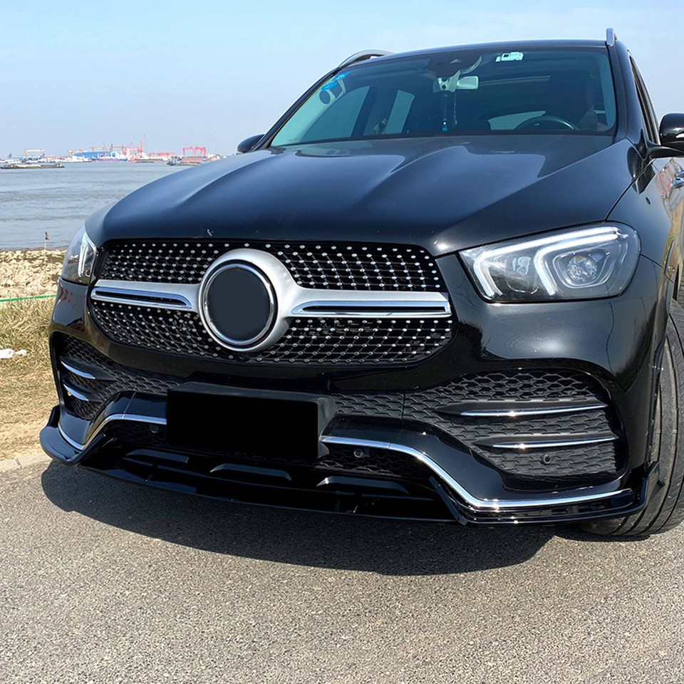 2020-2023 Mercedes Benz GLE Class GLE350 GLE450 Front Bumper Splitter ...