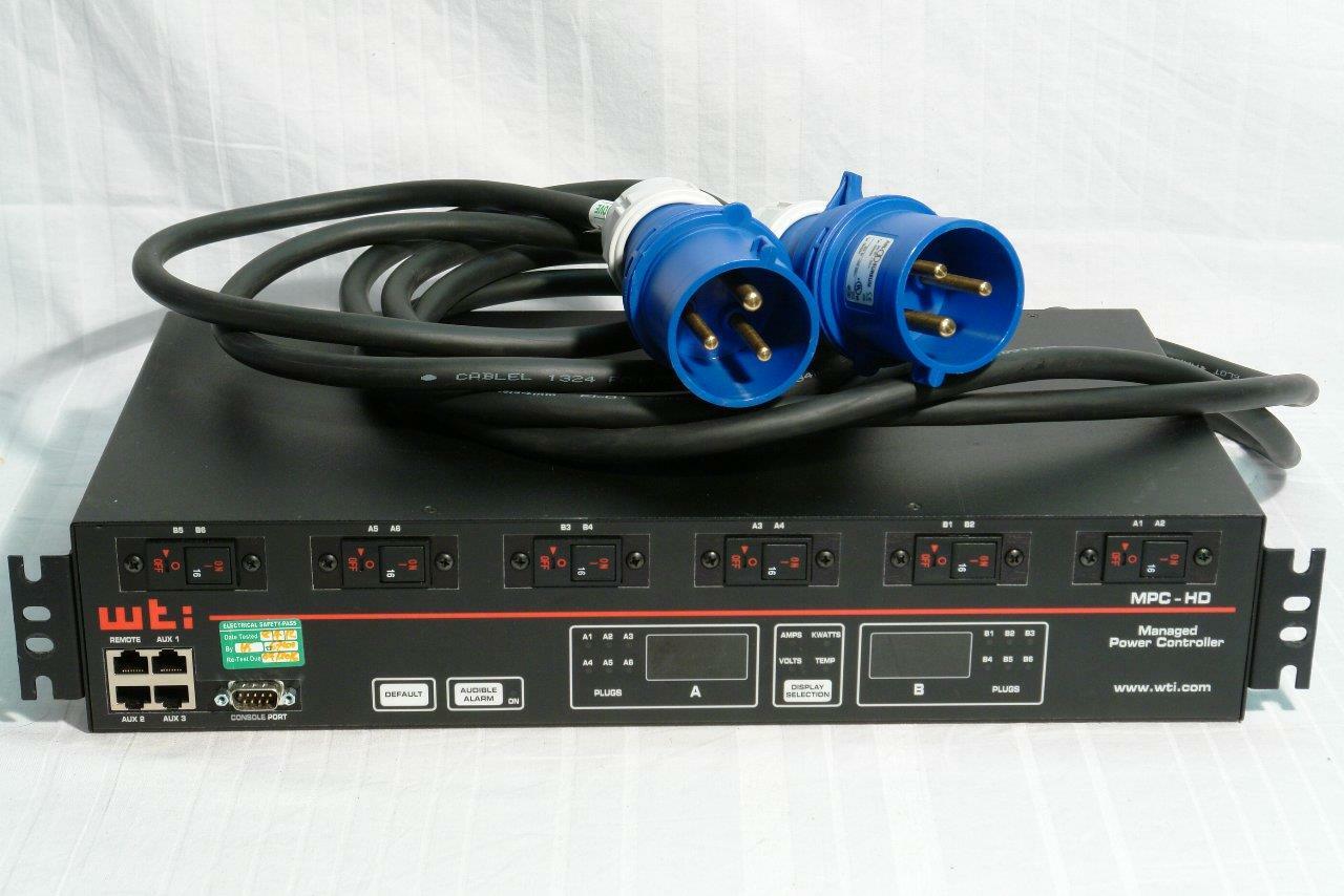 WTI MPC-HD Managed Power Controller MPC-HD32H C19 Switched PDU Dual 32A ...