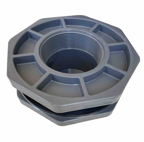 Hayward Bfa1040ces Bulkhead Tank Fitting, 4", Pvc/Epdm, Socket X Fpt ...