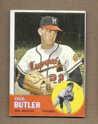 Topps 1963 #201 Cecil Butler | eBay