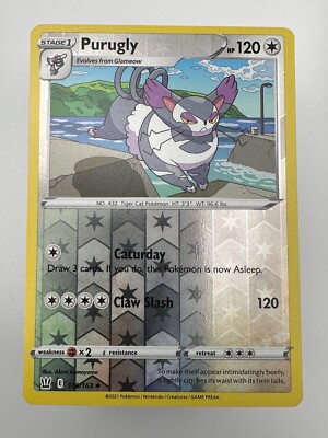Pokemon TCG Card Battle Styles Purugly 116/163 Reverse Holo | eBay
