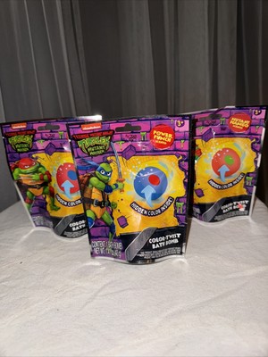 Nickelodeon Teenage Mutant Ninja Turtles Bath Bombs Lot of 3 Paks Color ...