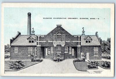 Glencoe Minnesota Postcard Glencoe Co-Operative Creamery Building ...