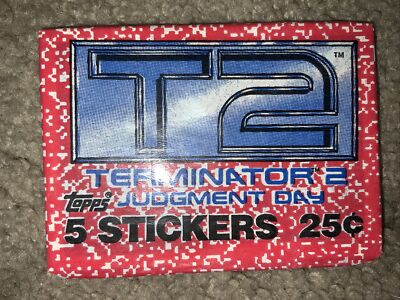 Terminator 2 Judgment Day Trading Sticker Packs (Topps, 1991) NEW ...