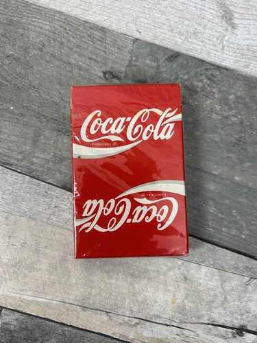 Sealed Coca Cola Playing Cards Bridge Deck Red Coke Collectible Vintage ...