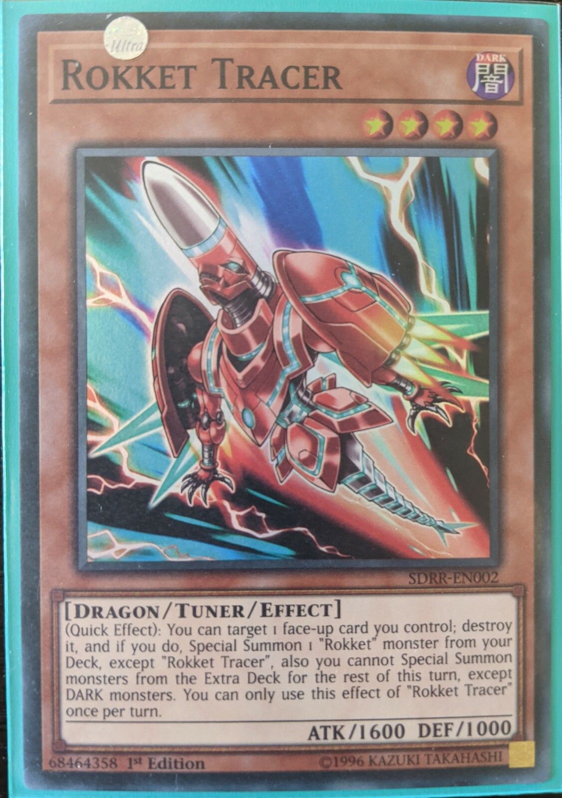 YuGiOh Rokket Tracer Super Rare 1st Edition SDRR-EN002 NM | eBay