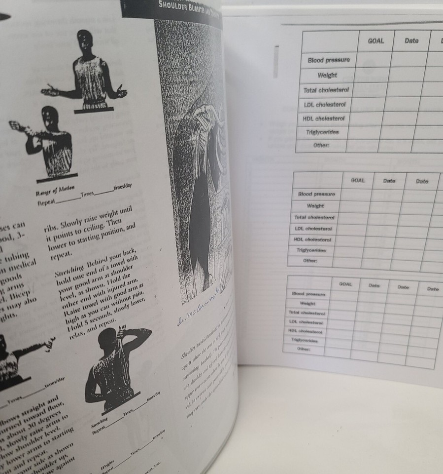 Cardiac Rehabilitation Unique Binder Health Diet Recipe Heart Wellness ...