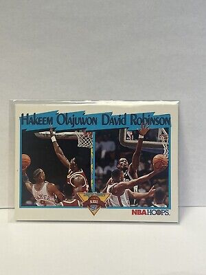 1991 NBA Hoops League Leaders Blocks Hakeem Olajuwon x David Robinson ...
