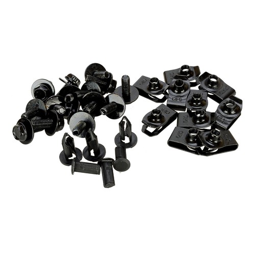 28pcs/set Engine Under Cover Guard Body Bolts & U-nut Clips Fit for ...