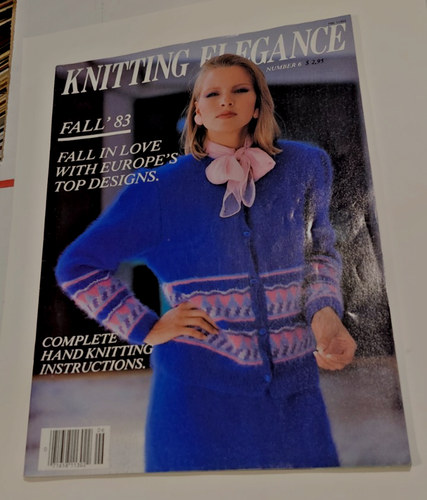 KNITTING ELEGANCE MAGAZINE - ANNY BLATT - NO. 6 - 1983- 29 PATTERNS | eBay