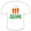 Bottom tee t shirt t-shirt Exploding Carrots Rik Mayal organic fair ...
