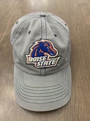 Boise State Broncos Hat - 47 Brand Gray Adjustable Hat with Logo | eBay