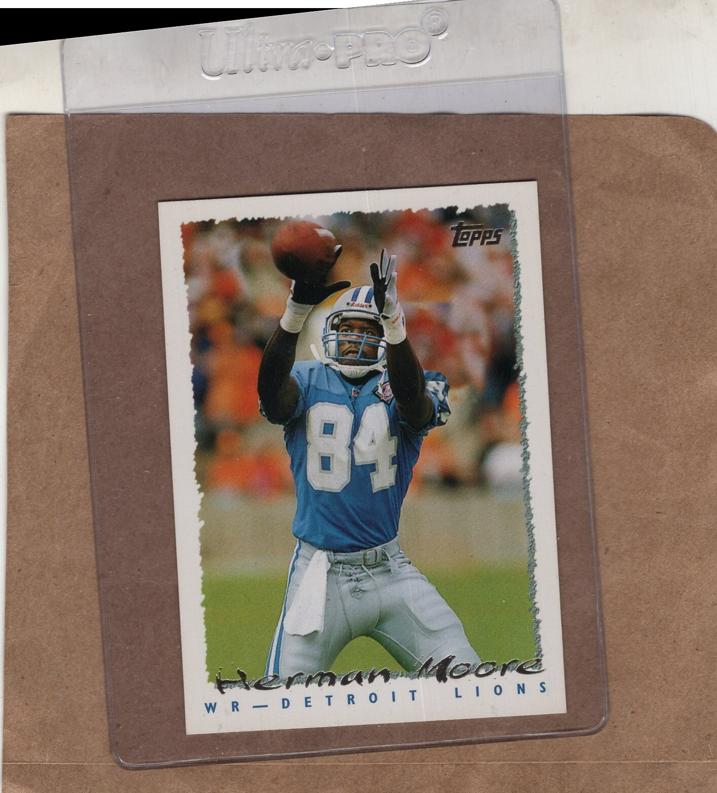 1995 Topps Herman Moore Detroit Lions #415 NrMt- centered | eBay