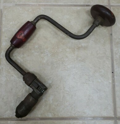 Vintage Antique MILLERS FALLS NO. 1410 Ratcheting Hand Crank Drill | eBay