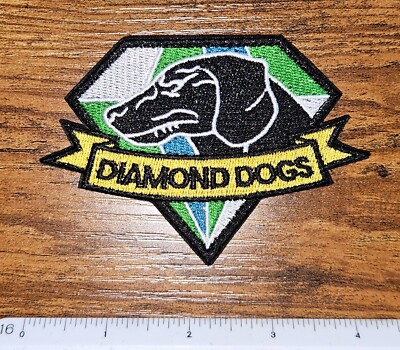 Diamond Dogs Metal Gear Solid Green Velkro Back Tactical Militia Patch ...
