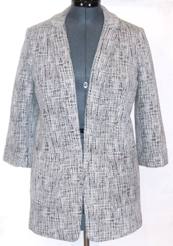 Express Women Open Front Blazer Jacket size M Knit Lightweight Black ...