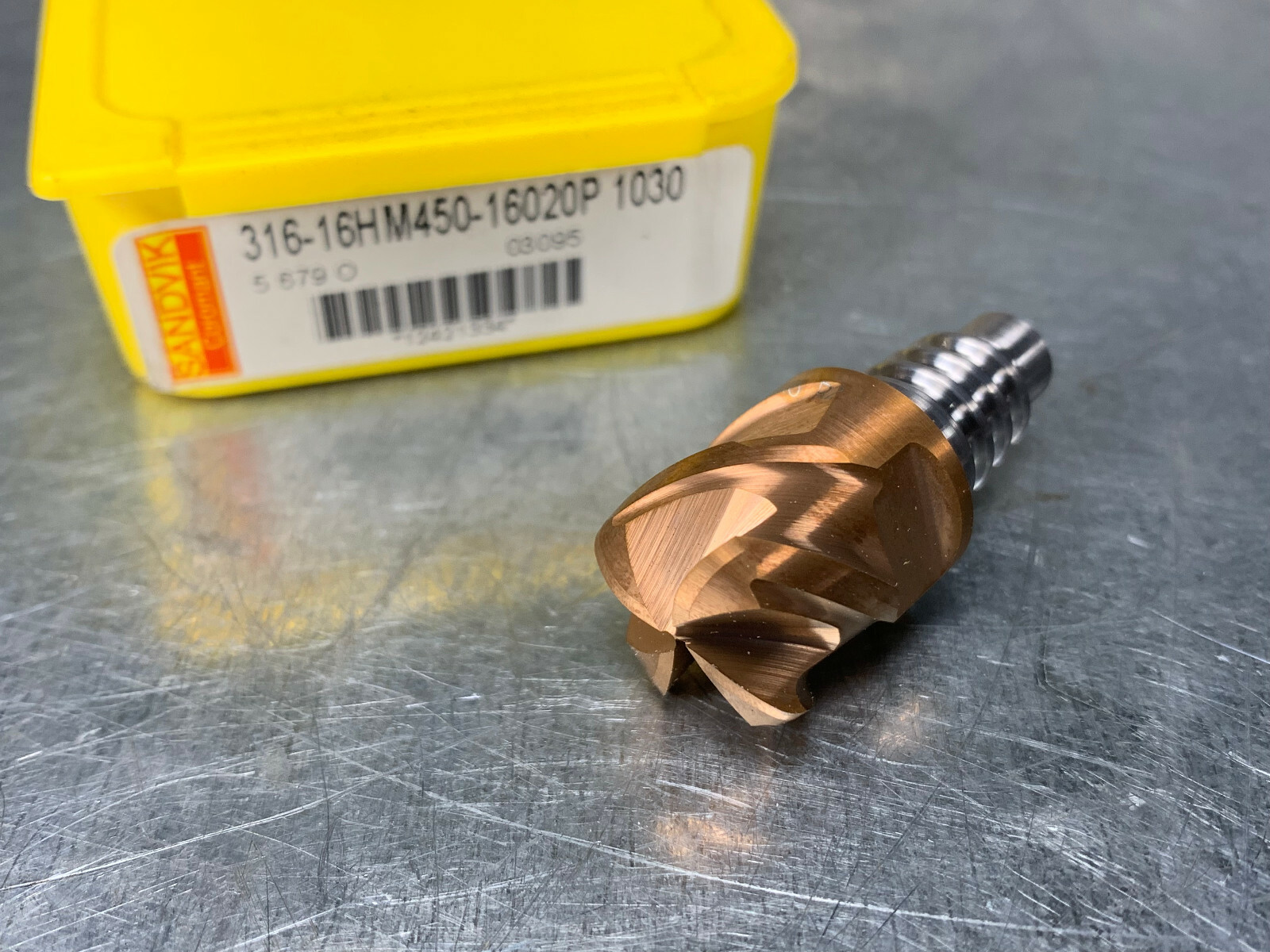 Sandvik 316-16HM450-16020P 1030 Carbide Head 16mm Face Milling CoroMill ...