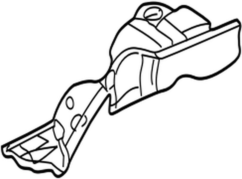 53711-24040 Toyota Apron, front fender, w/support, front rh 5371124040 ...