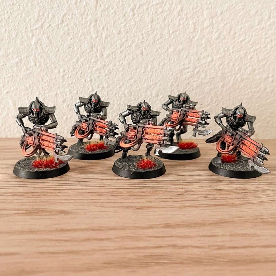 Warhammer 40k Necrons - Painted Mephrit Dynasty Army - BoxedUp (131) | eBay