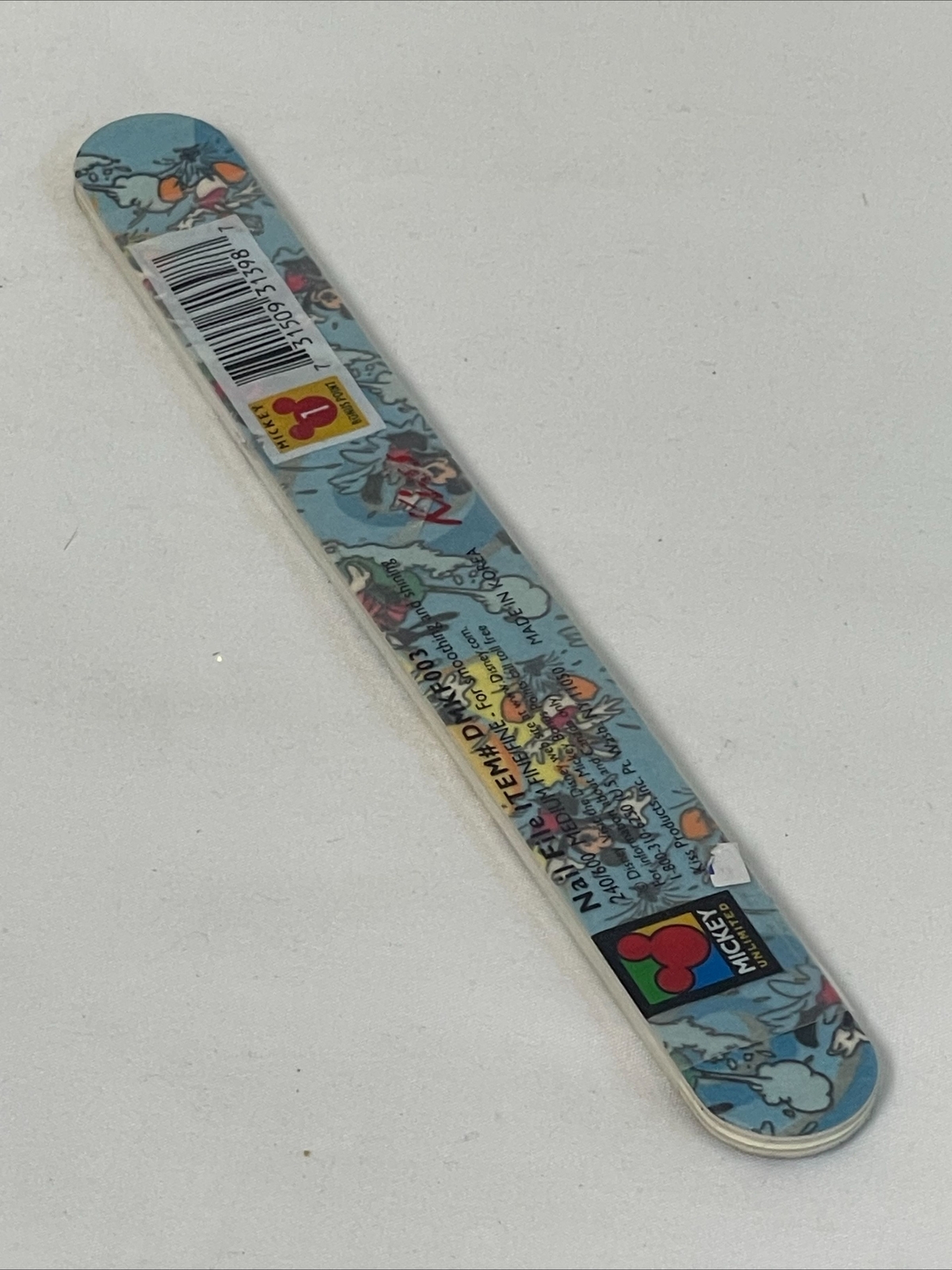 Disney Mickey Mouse Design Nail Files-Medium Fine/Fine-240/600 Grit ...