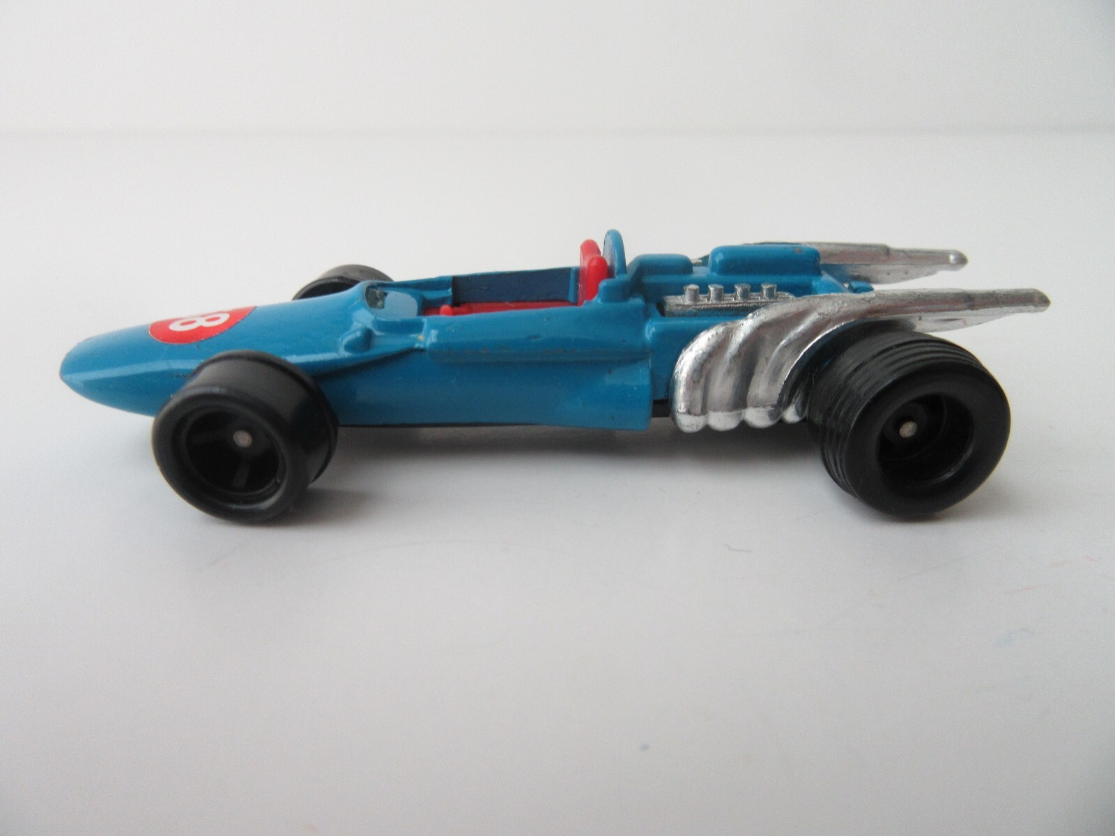 Aviva Snoopy Formula 1 Indy Race Car Blue Diecast VTG Peanuts Charlie ...