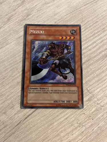 Mezuki - PP02-EN016 - Secret Rare - Near Mint - NM - Yugioh | eBay