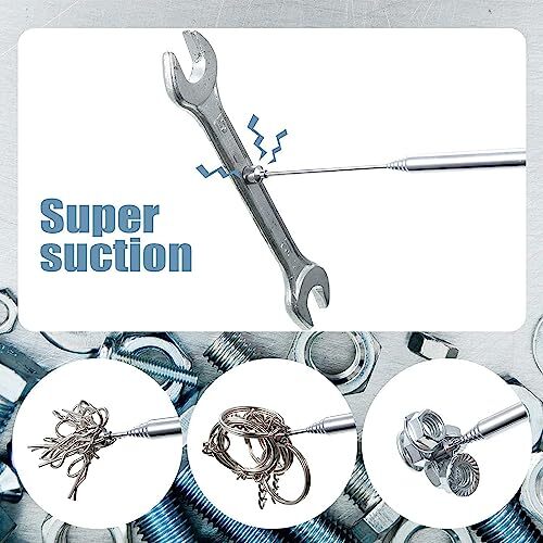 2Pack Magnetic Telescoping Pick-Up Tool Extendable Magnetic Grabber ...