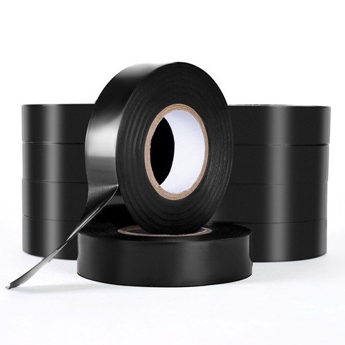 Waterproof 600V PVC Wire Insulating Tape 10 Rolls 3/4in x 66ft Black | eBay