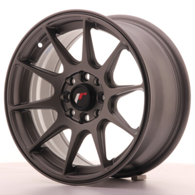 Japan Racing JR11 Alloy Wheel 15x7 - 4x100 / 4x114.3 - ET30 - Gun Metal ...
