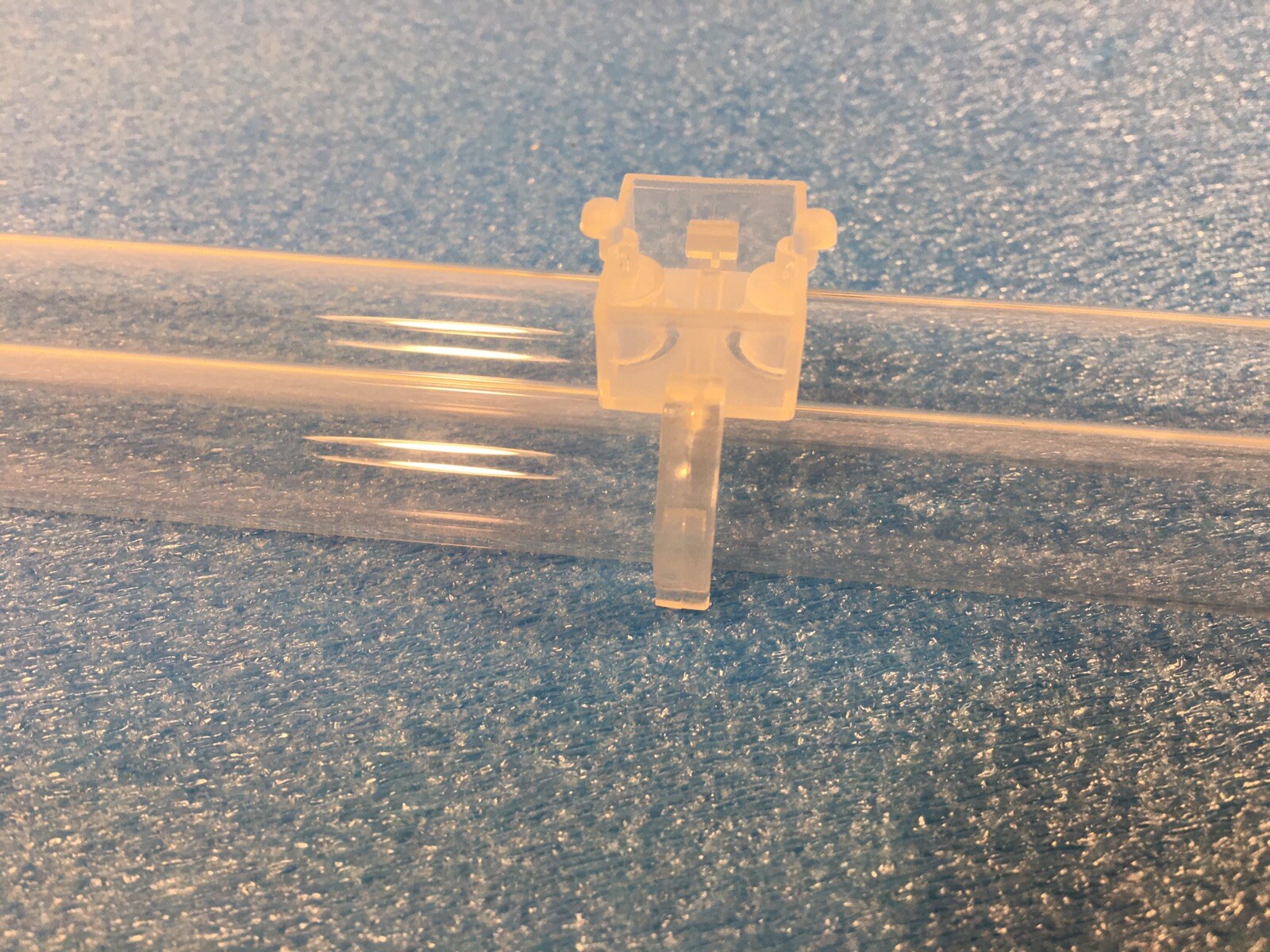 Vertical Horizontal 2G11 Lamp Flouresent Tube Double Support Clip Clear ...