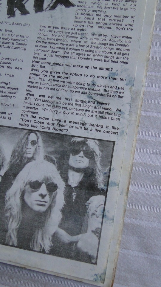 Vintage Magazine Riff Raff Rock Fanzine #9 1991 L.A. Guns White Lion ...