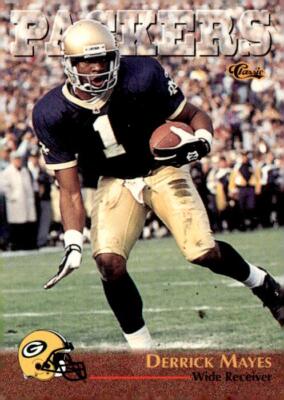 1996 Classic NFL Rookies #17 Derrick Mayes | eBay