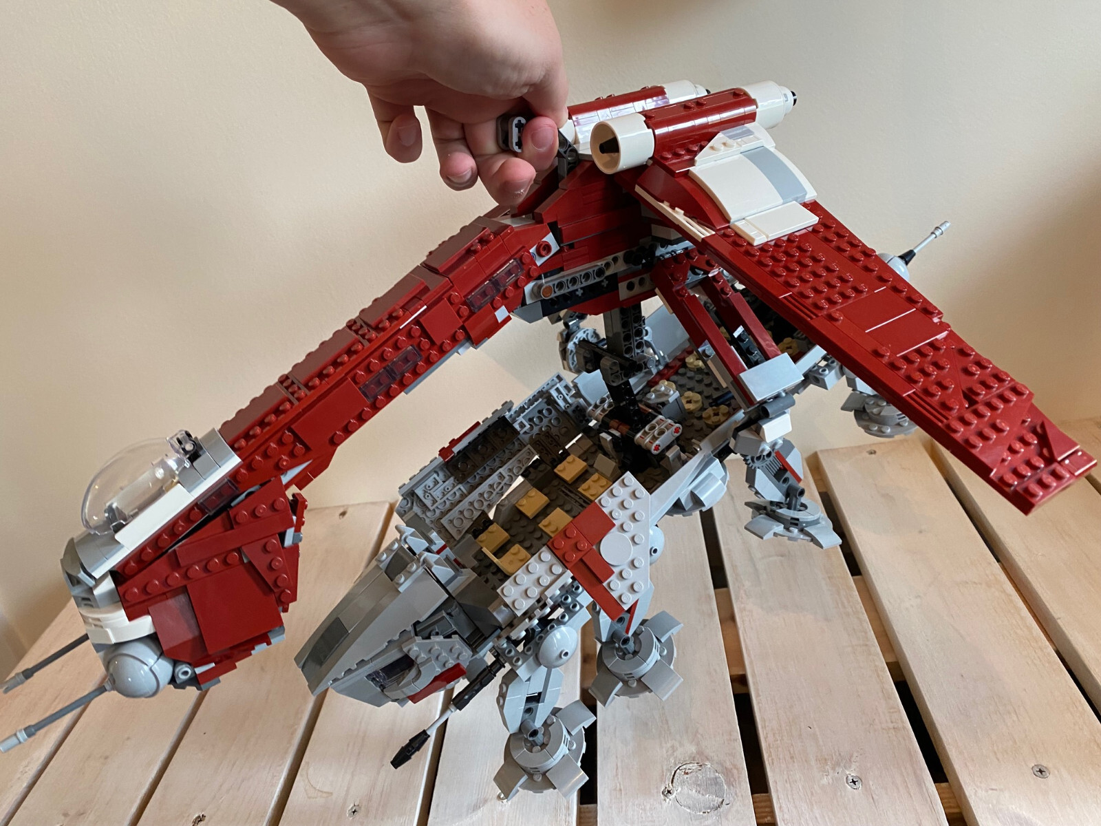 LEGO Star Wars: Republic Dropship with AT-OT Walker (10195) for sale ...