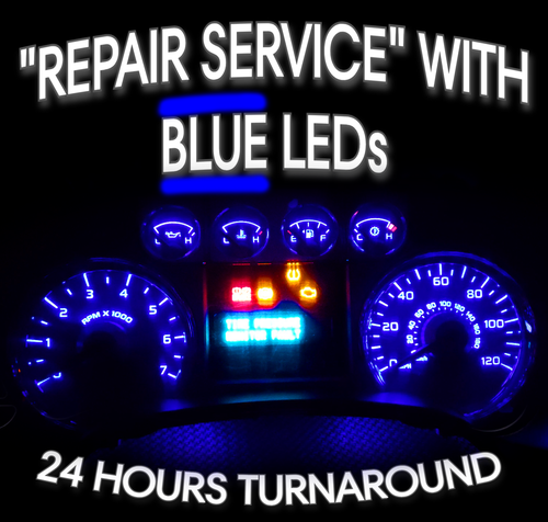 09+ FORD F-150 Dash Speedometer Instrument Gauge Cluster + LEDs [REPAIR ...