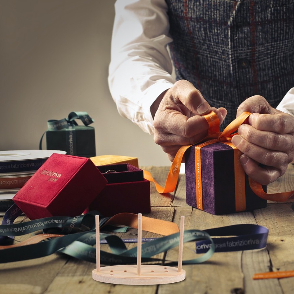 1pc Wooden Wreath Maker Bowknot Fixing Device Party Wreath Weaving Tool ...