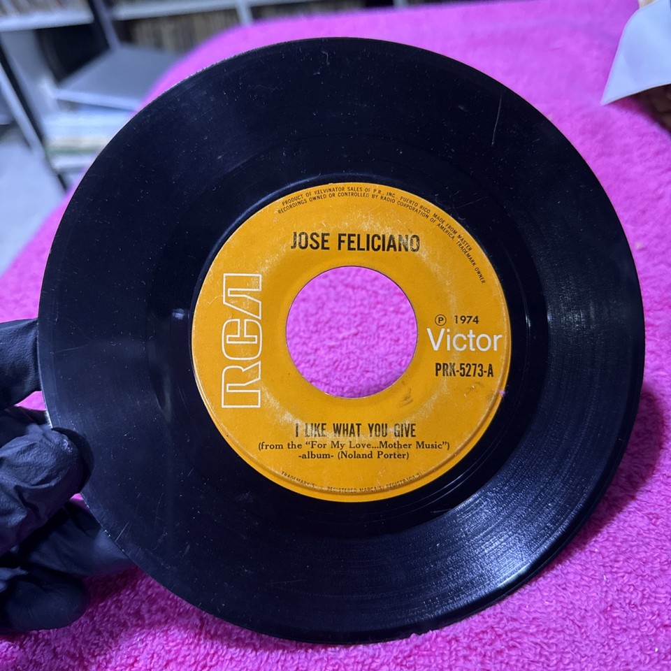 JOSE FELICIANO - I Like What You Give-The Gypsy- RCA VICTOR PRK-5273 ...