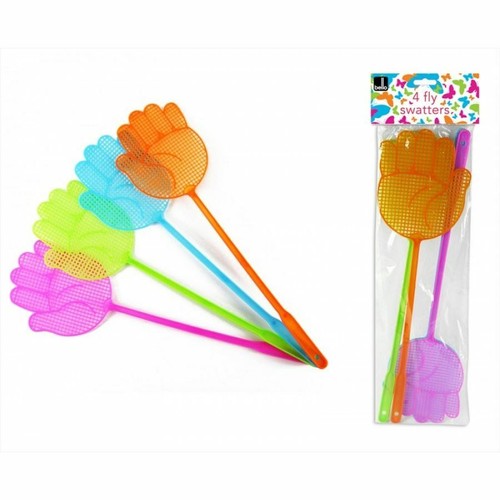 4 x Hand Fly Swatters Swat Insect Catcher Bug Manual Mosquito Wasp ...