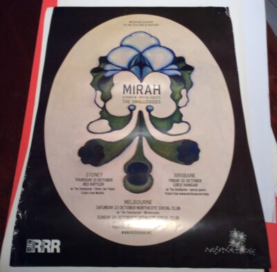 Official Promo Poster Moran +Smallgoods Oct 2015 Tour Poster 30x40cm | eBay