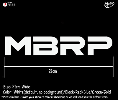 MBRP Stickers Decals Reflective Exhaust Muffler Stickers Best Gifts | eBay