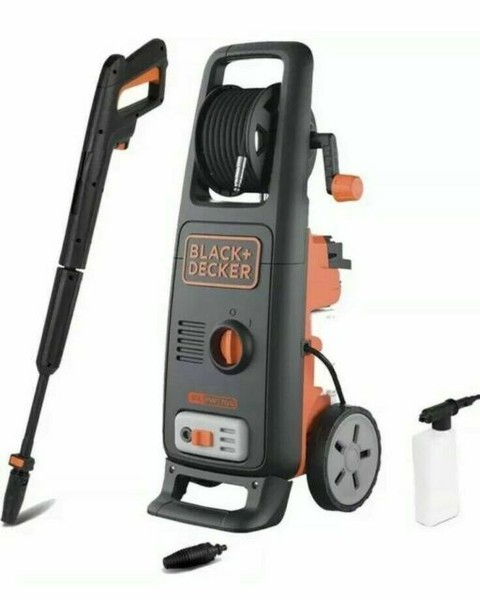 Black & Decker 1700w High Pressure Washer Jet Wash Jetwasher 130 Bar ...