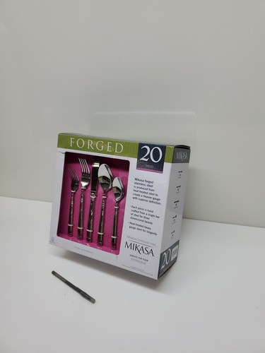 Mikasa Untested Sealed* 20 Pc Forged Stainless Steel Silverware Box ...
