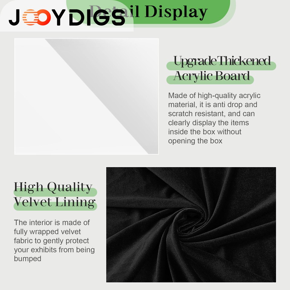 Locking Aluminum Acrylic Display Case w/ Keys Trade Show Case Card ...