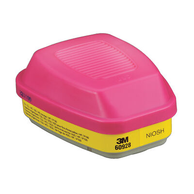 3M 60928 P100 NIOSH Filter Rating, Magenta/Yellow Color Code ...