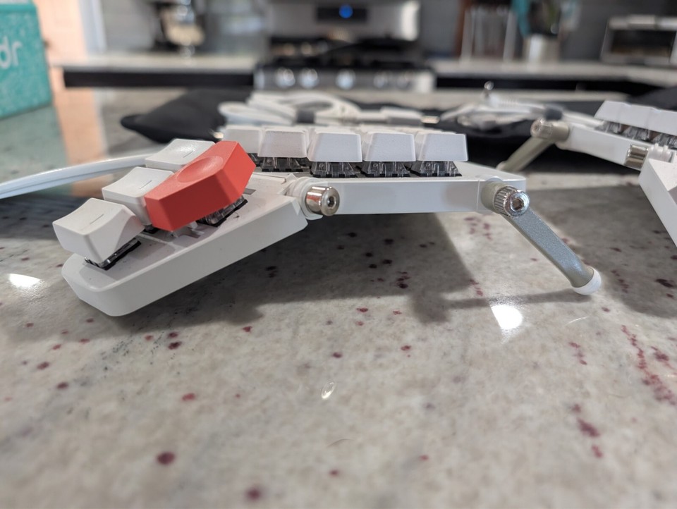 ZSA Moonlander MK1 Keyboard / White / Kalih Copper / incl. carrying ...