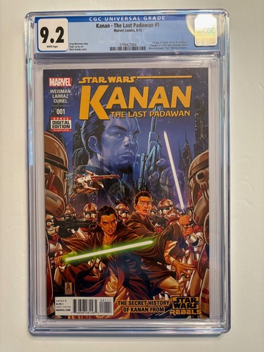 Star Wars: Kanan - The Last Padawan #1 (2015) CGC 9.2 Multiple First ...