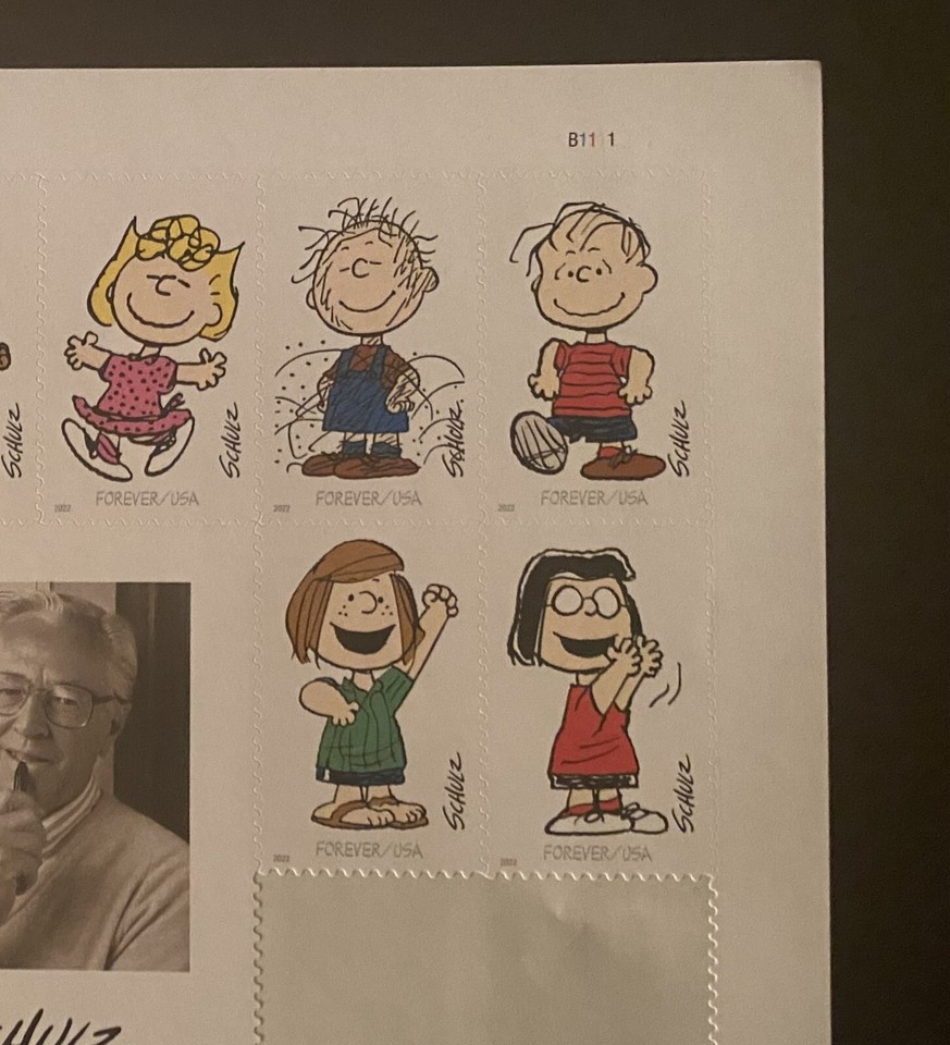 Charles M. Schulz Peanuts Charlie Brown 10 USPS Forever Stamps with ...