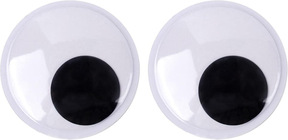 2PCS 18Cm Giant Googly Eyes, Self Adhesive Big Wiggle Eye for ...