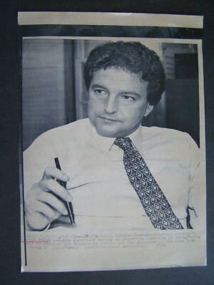 AP Wire Press Photo 1986 Democratic Candidate Joseph Ricci in Wiscasset ...