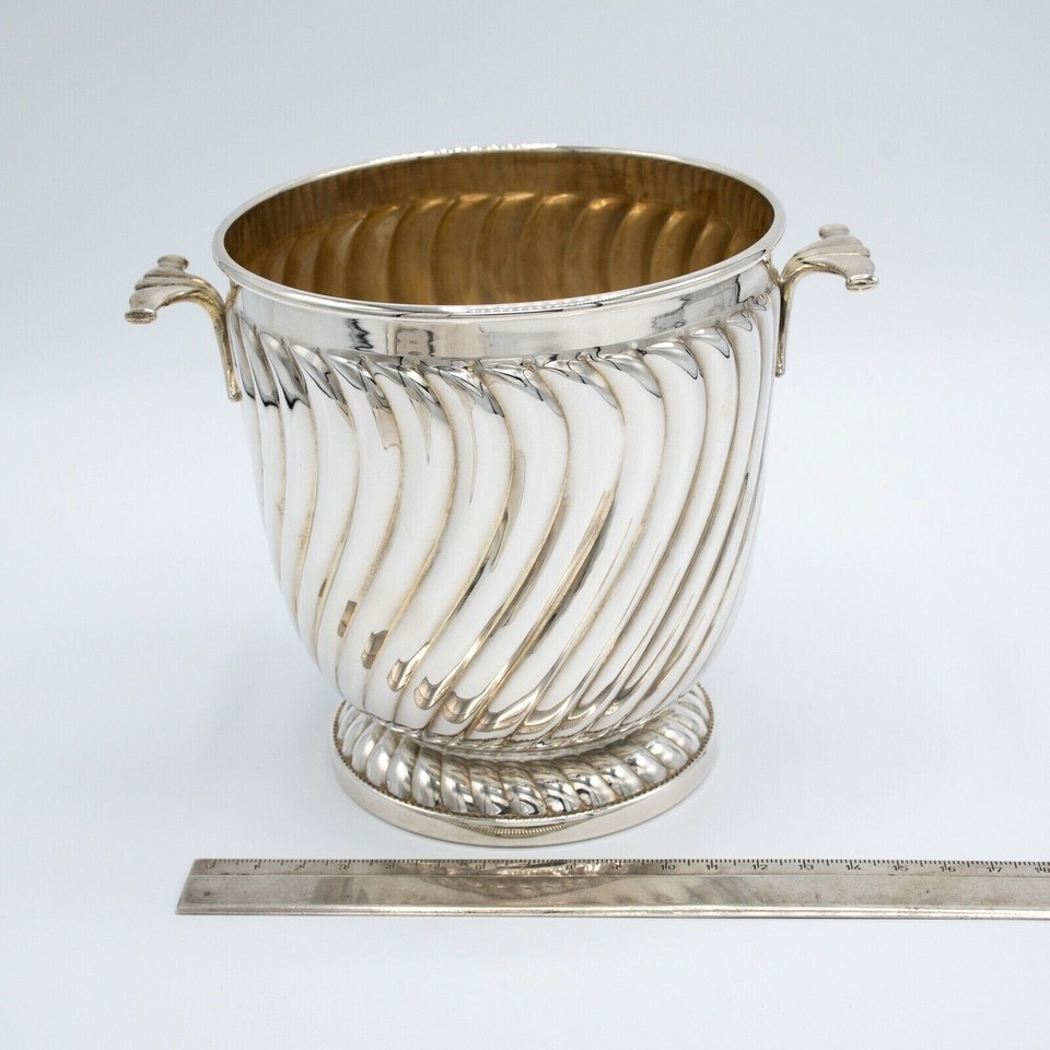Ice bucket "Greggio" in silver 800 COD. A.34 | eBay