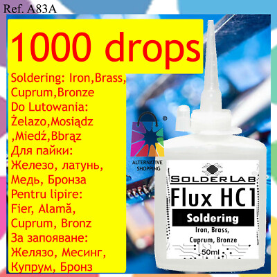 FLUX BRONZE GENERAL PURPOSE BRAZING FLUX CHOOSE AMOUNT Iron Brass ...